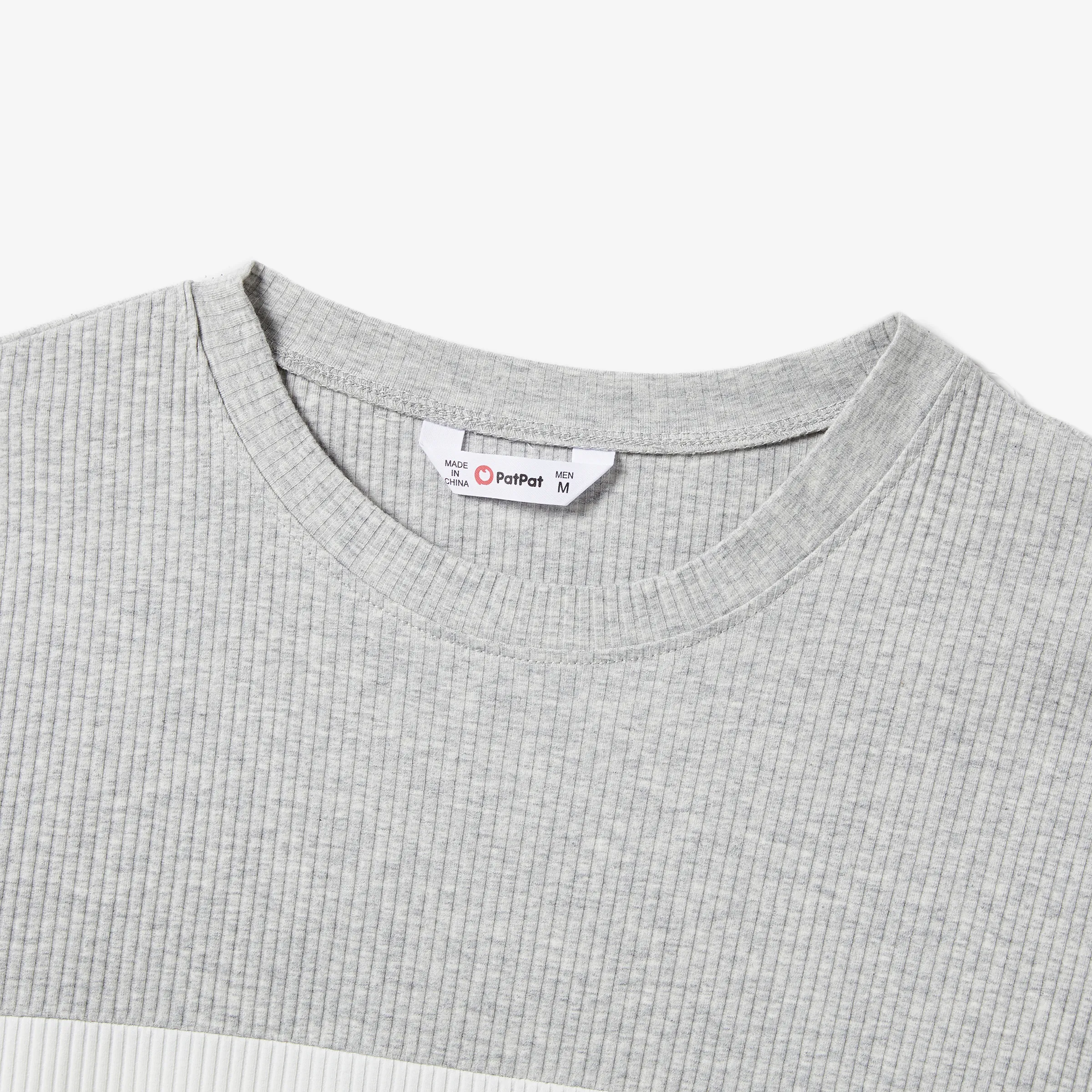 Family Matching Color-block Tops and Flutter Mesh Dresses Sets Only $13 ...