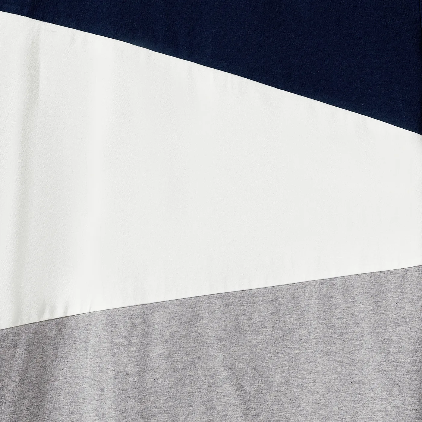 Family Matching Colorblock T-shirt and Floral V-neck Belted Slip Dress ...