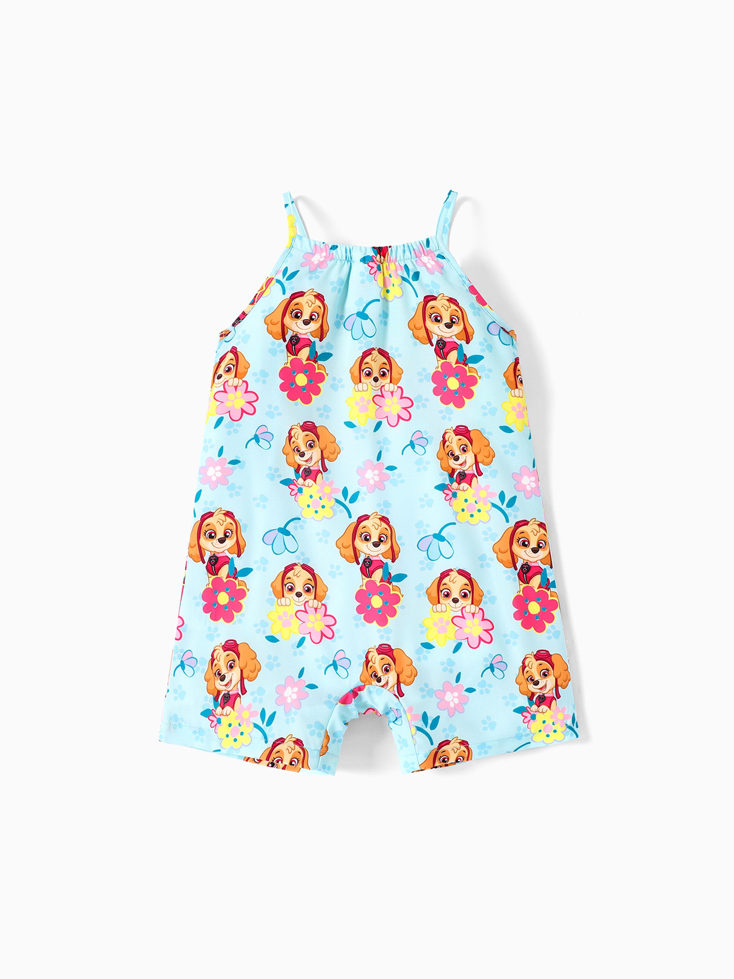 PAW Patrol Toddler Girl Character Print Slip Romper Only MX$274.76 ...
