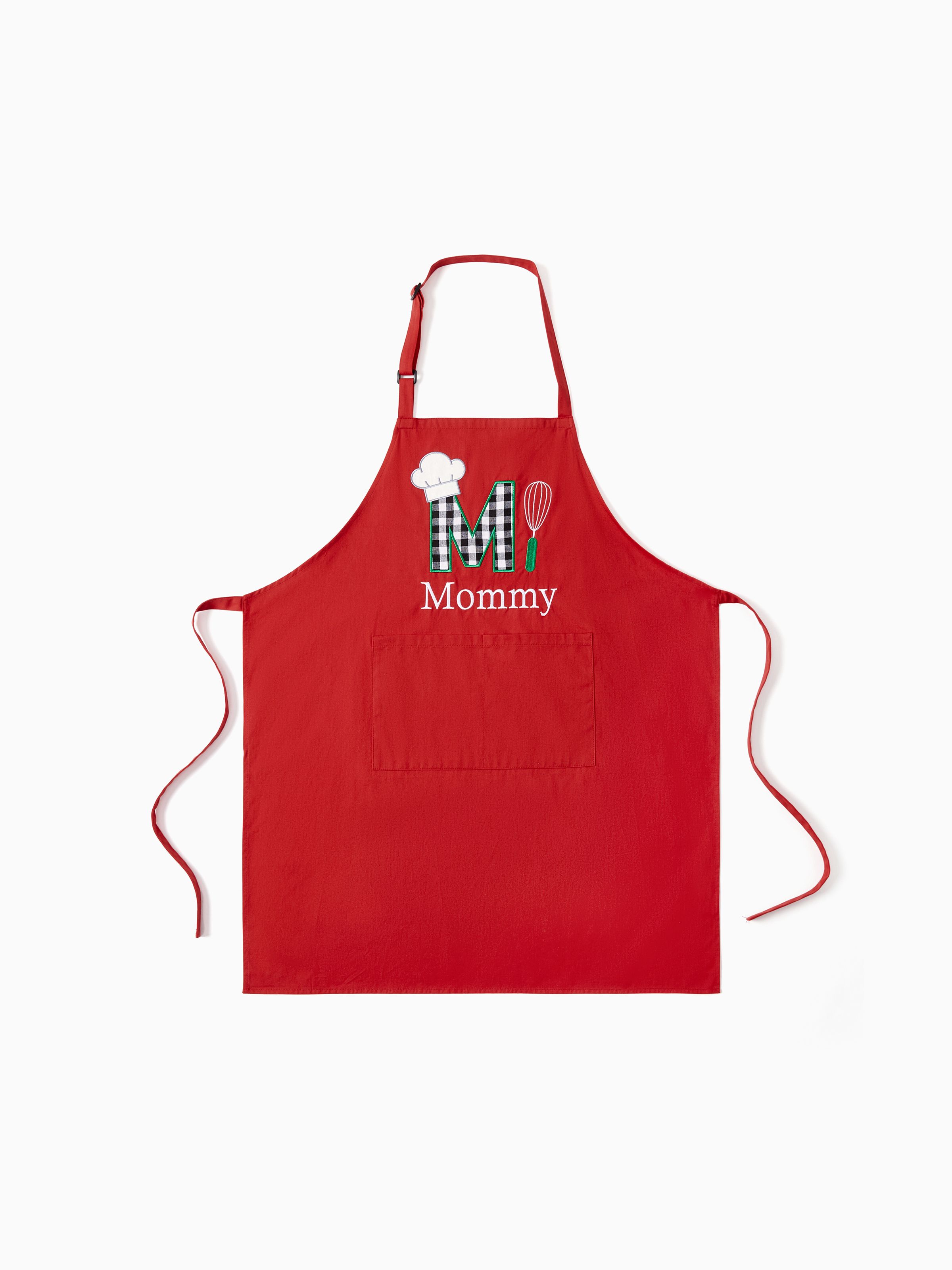 Mommy and Me Red Christmas Aprons 100 Cotton Embroidered Baking Theme Only 17.99 PatPat US Mobile